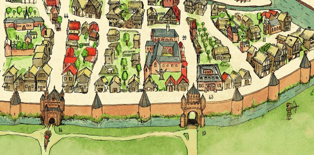 Nieuwe Middeleeuwse kaart van Haarlem - Haarlem updates